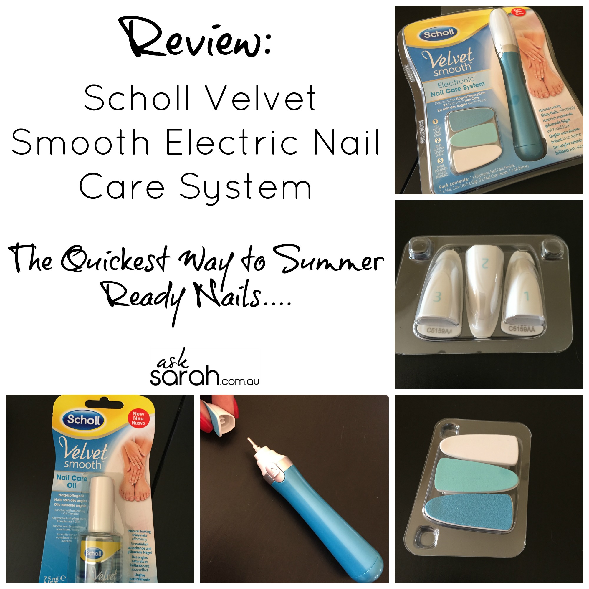Review: Scholl Velvet Smooth Electric Nail Care System {The Quickest ...